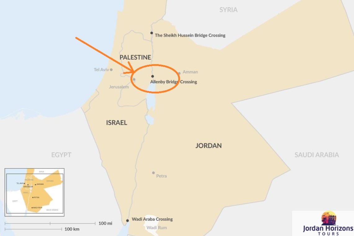 Allenby Border/ King Hussein Bridge/ Border Crossing | Jordan Horizons ...