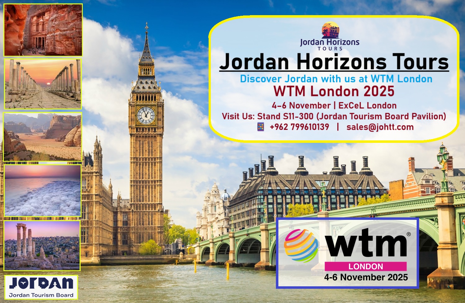 Jordan Horizons Tours to Exhibit at WTM London 2025 — Showcasing Jordan ...
